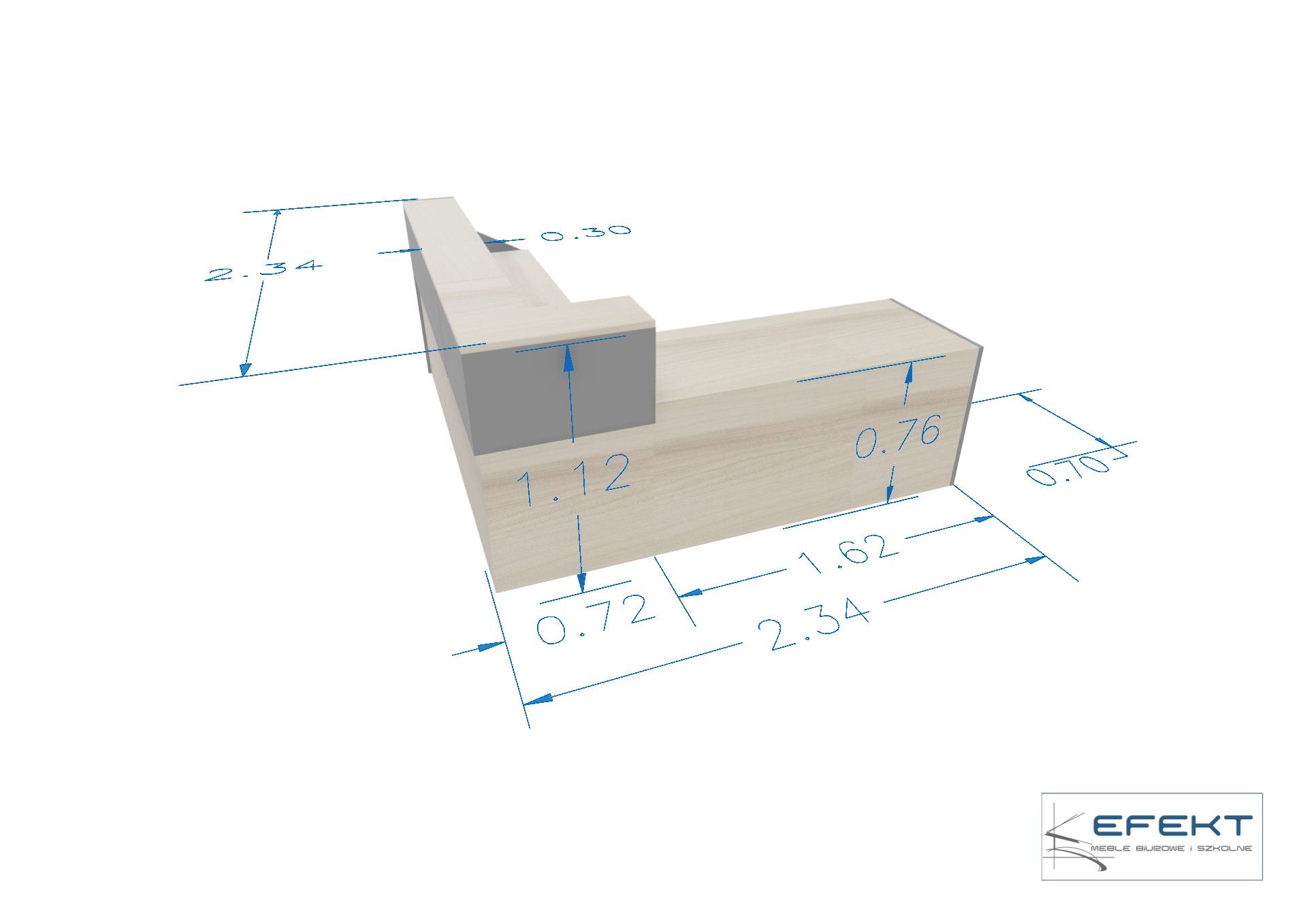 Lada recepcyjna VISTA - zestaw 2 - VISTA - Lady recepcyjne - Recepcja ...